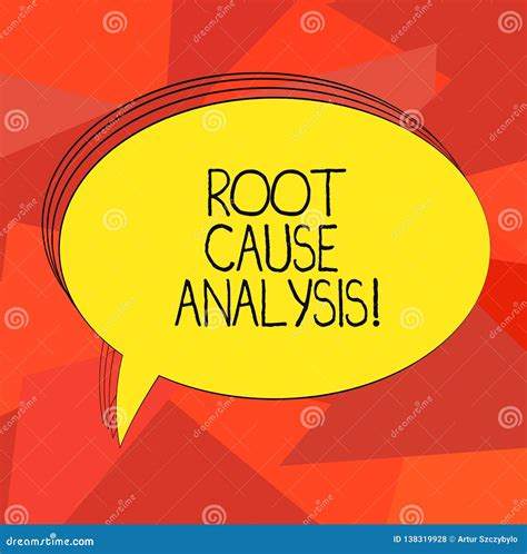 Word Writing Text Root Cause Analysis Business Concept For Method Of