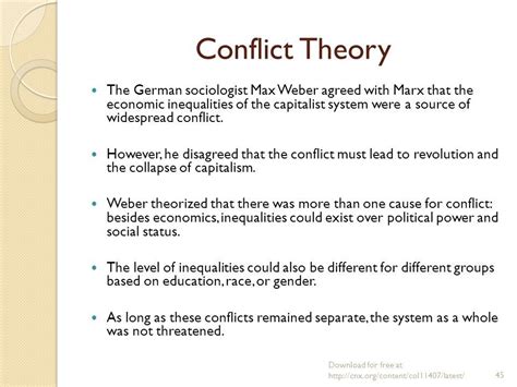 Conflict Theory Sociology