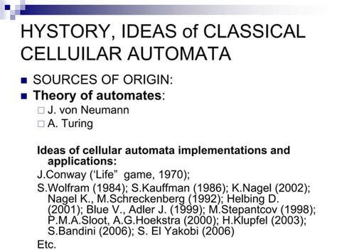 Cellular Automata Models Of Social Processes Ppt