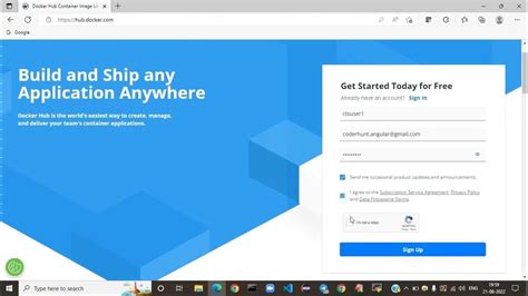 How To Create Docker Hub Account Youtube