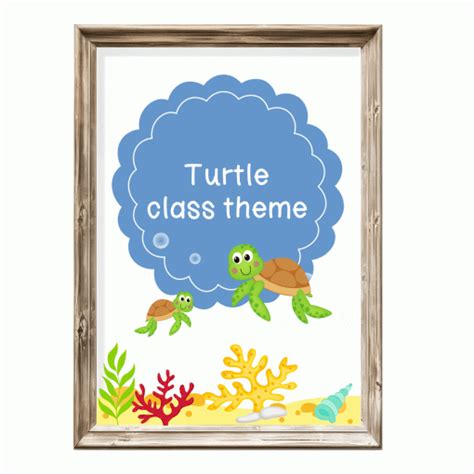 Class Theme Turtle Clever Wolfee