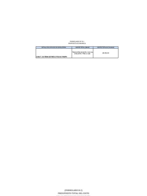 010 Presupuesto Preinversion Itcp Con Presa Calamollo Pdf Economias Science