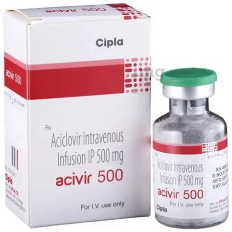 Acyclovir Acivir 500 Mg Infusion At ₹ 530piece Khadgaon Road