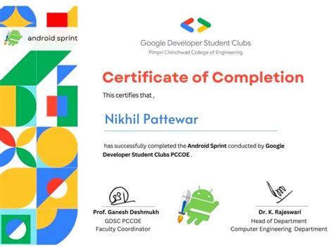 Nikhil Pattewar On Linkedin Gdsc Gdscpccoe Pccoe Android Androiddevelopment Androidsprint…