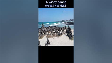 A Windy Beach 바람많이 부는 해변가 Korea Street Seoul Tour Shopping Korean Shops Youtube