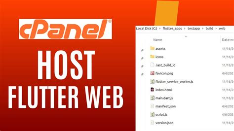 How To Host Flutter Web App On Cpanel Tutorial Youtube