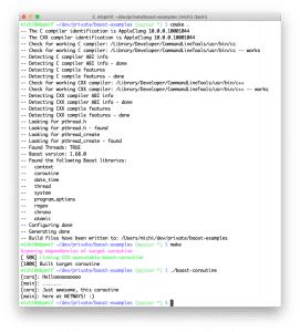 Modern C Programming Coroutines With Boost