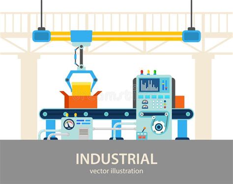 Assembly Line Robot Stock Illustrations 13556 Assembly Line Robot