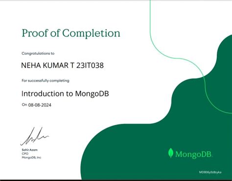 neha kumar on linkedin mongodb nosql database techtrends