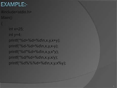 Operators In C Language Ppt Programming Languages Computing
