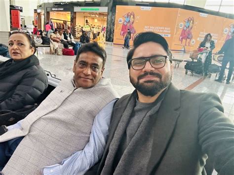 Dr Abhay Singh Chauhan On Linkedin With Mr Mp Singh My Mentor At Igi Airport Its Always