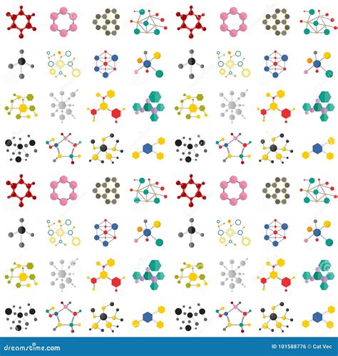 Connection Structure Molecule Of Dna Neurons Background Seamless