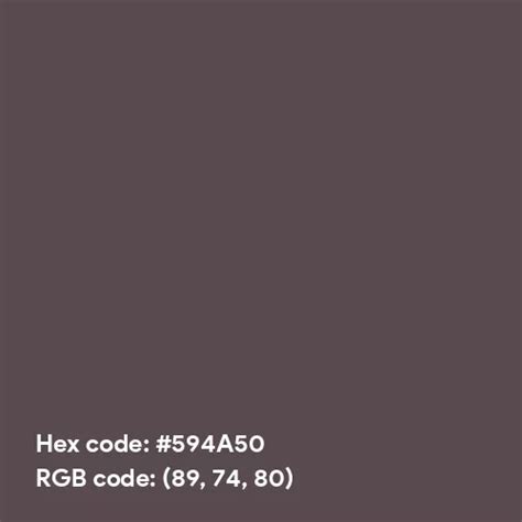 594a50 Color Name Is Dark Liver