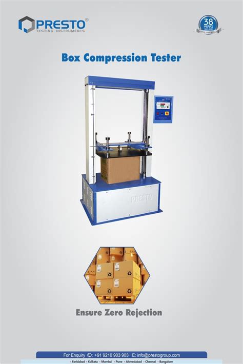 Retain The Best Quality Of Corrugated Box With Box Compression Tester Tester Compression