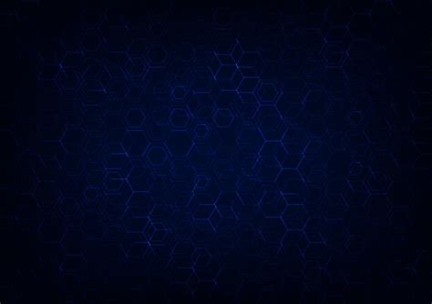 Blockchain Technology Blue Vertical Outline Banner