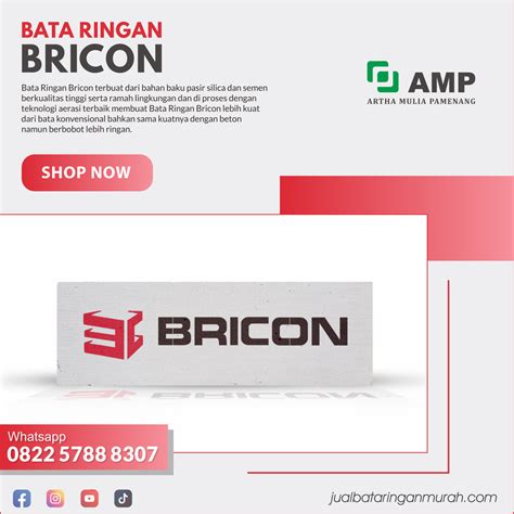 Bata Ringan Bricon Ringan Presisi And Harga Terbaik