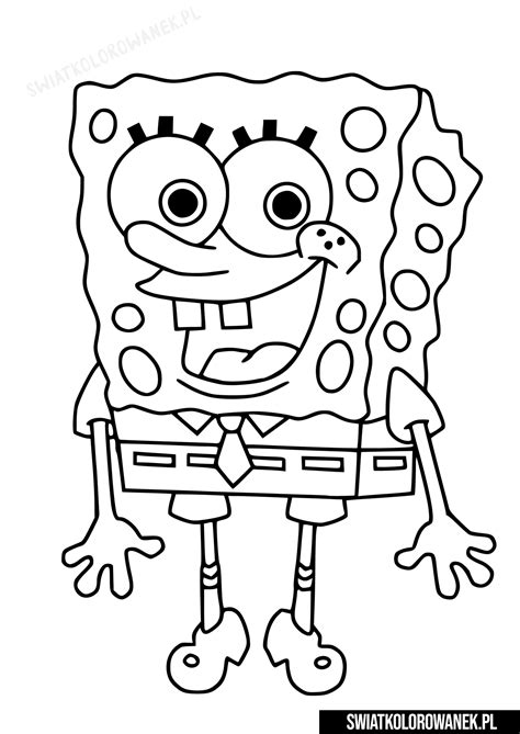 Spongebob Kanciastoporty Darmowe Kolorowanki Do Druku