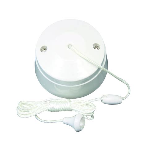 10A 2 Way Ceiling Pull Switch White