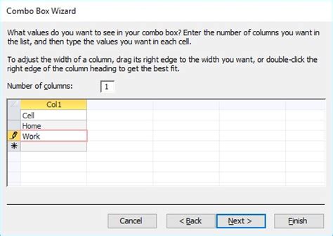 Ms Access Combo Box