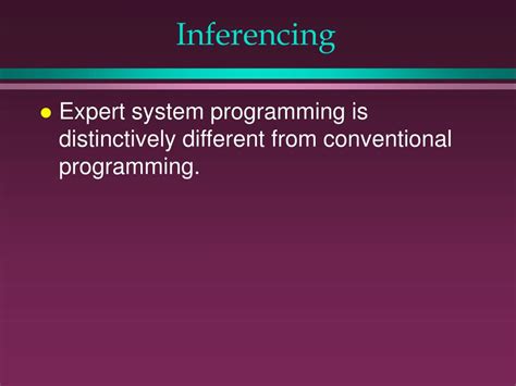 ppt inferencing in rule based systems forward and backward chaining