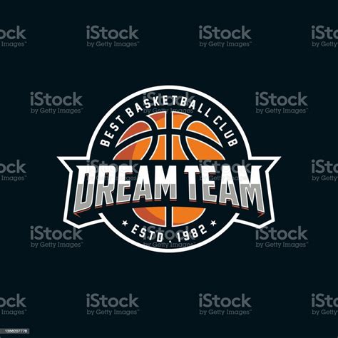 농구 클럽 아이콘 농구 클럽 엠블럼 어두운 배경에 디자인 템플릿 농구 팀 스포츠에 대한 스톡 벡터 아트 및 기타 이미지 농구 팀 스포츠 농구공 로고 Istock