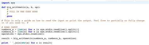 Solved Using Python Code The Big Integer