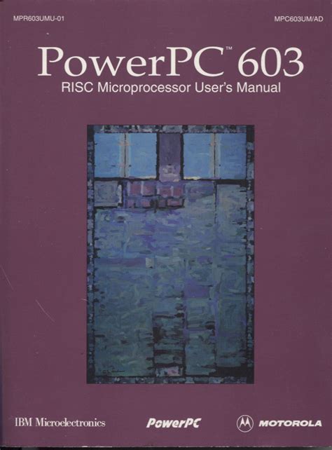 Powerpc 603 Risc Microprocessor Users Manual Book Computing History