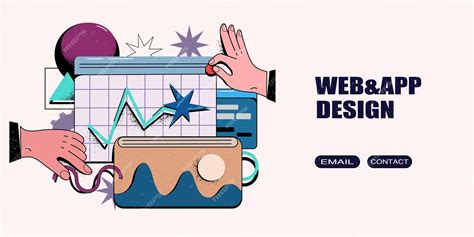 Premium Vector Hands Are Working On Website Or Application Ui Ux