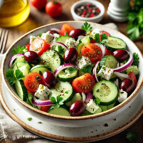 Classic Mediterranean Chopped Salad Home With Jana