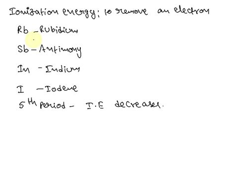 solved part a of the following which element has the highest first
