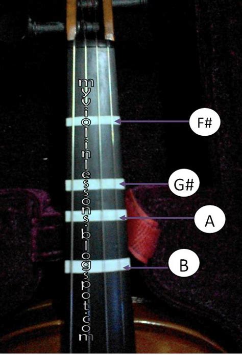My Violin Lessons How To Put Violin Tapes
