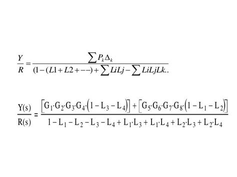 signal flow graph mason s gain formula