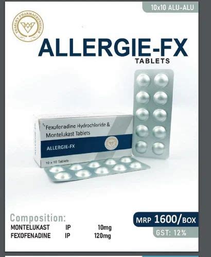 Montelukast Fexofenadine Tablets For Clinic At Rs 260box In Panchkula Id 2850582725855