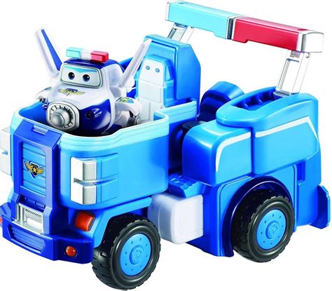 Conjunto Transform A Bot Super Wings Polícia Inclui Figura Paul