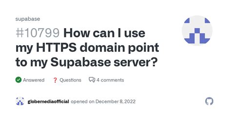 How Can I Use My Domain Point To My Supabase Server · Supabase