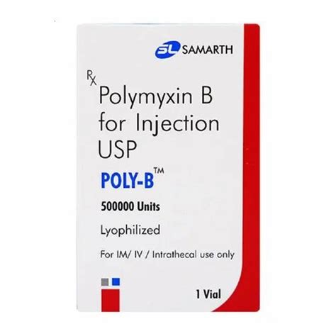 Polymyxin B Sulphate Injection 2 5 Mg At ₹ 101 Box In Mumbai Id 2855466508862