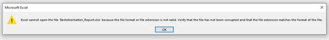 excel file of paginated report exported via logic app doesnt open is