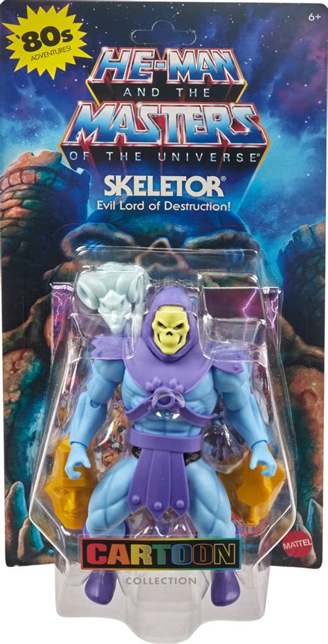 Masters Of The Universe Origins Toy Cartoon Collection Skeletor Action
