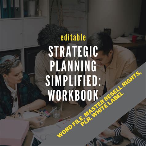 Strategic Planning Workbook Your Essential Guide To Long Term