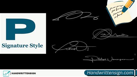 P Letter Signature Style In 2024 Handwrittensign
