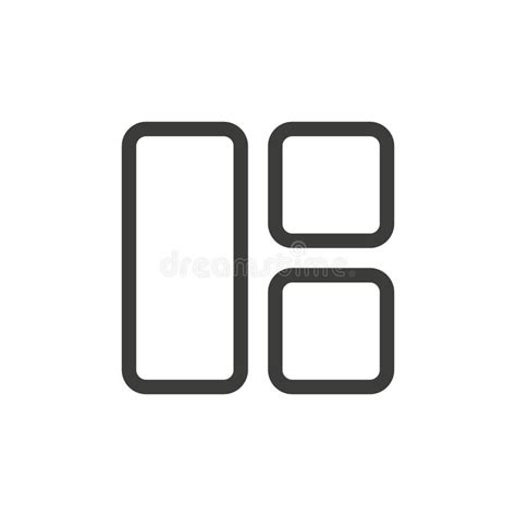 Grid Icon Simple Outline Vector Logo Stock Vector Illustration Of Graphic Gridlines 341392689