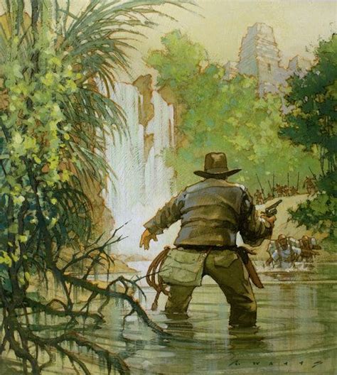 Gouache Gallery — Robert Watts Indiana Jones Indiana Jones Adventure