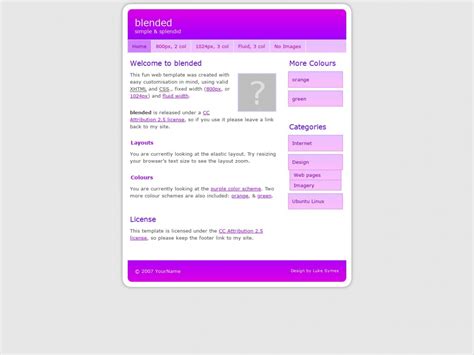 free html css templates for downloading blended free html templates