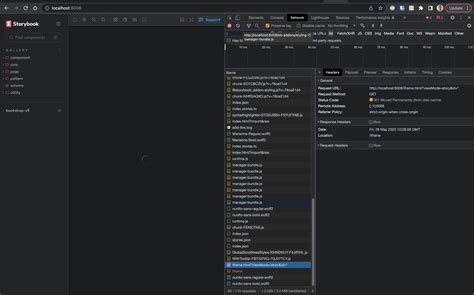 build storybook output dir flag does not correctly set root path for