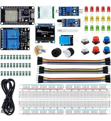 Kit Básico De Inicio Esp32 Wifi Iot Para Arduino Con Tutoria Envío Gratis