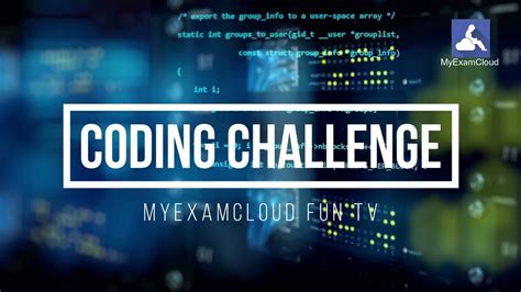 Coding Challenge Funny Myexamcloud Fun Tv Youtube