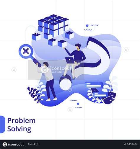 Best Premium Problem Solving Flat Illustration Illustration Download In Png And Vector Format