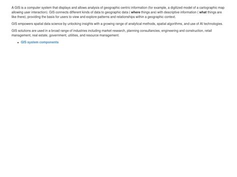 What Is A Gis Enhancing Urban Planning Outcomes With Geographic