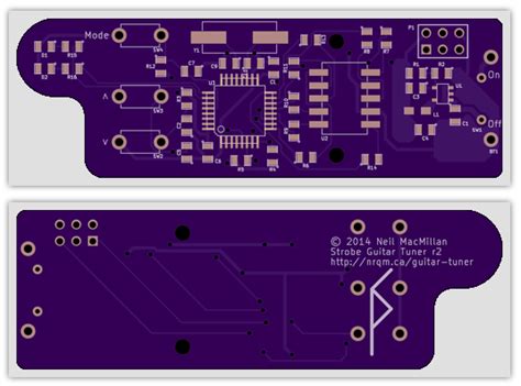 Diy Guitar Tuner Schematic Pin On Electronique