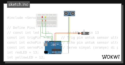 Simulator Tong Sampah Otomatis Wokwi Esp32 Stm32 Arduino Simulator
